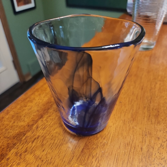 Bormioli | Dining | Bormioli Rocco Murano Cobalt Blue Swirl Drinking ...